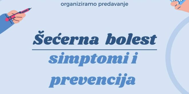 Šećerna bolest – simptomi i prevencija | Srednja Škola dr. fra Slavka ...